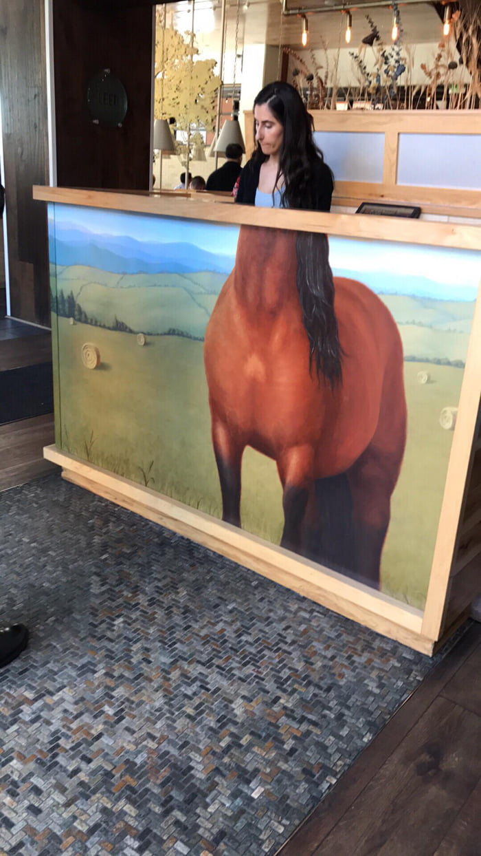 She’s a horse girl at heart. - 9GAG