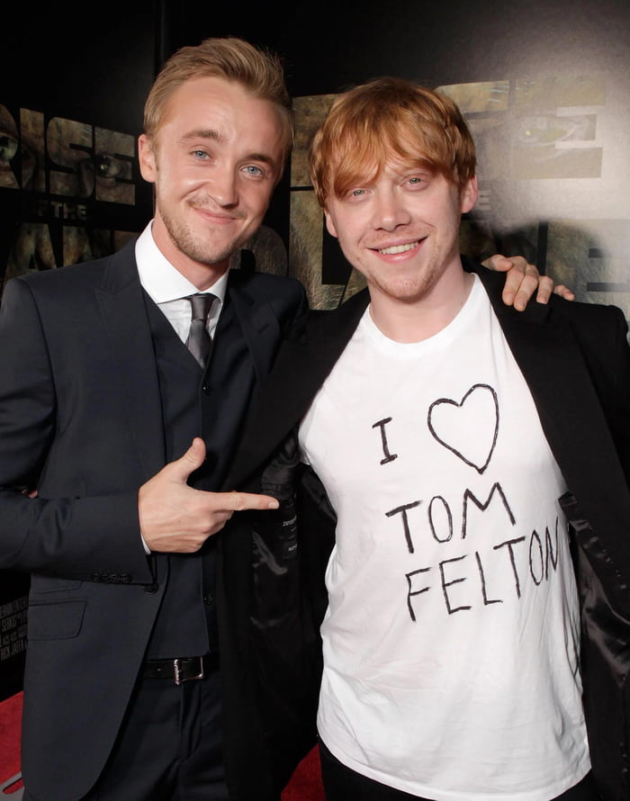Tom Felton and Rupert Grint - 9GAG