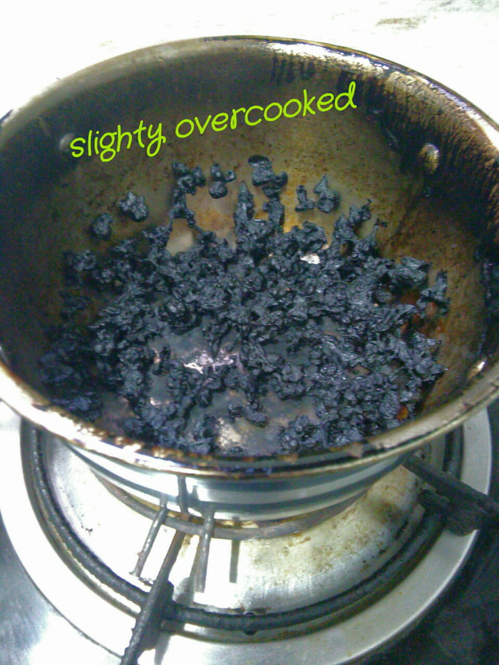Slightly overcooked popcorn - 9GAG