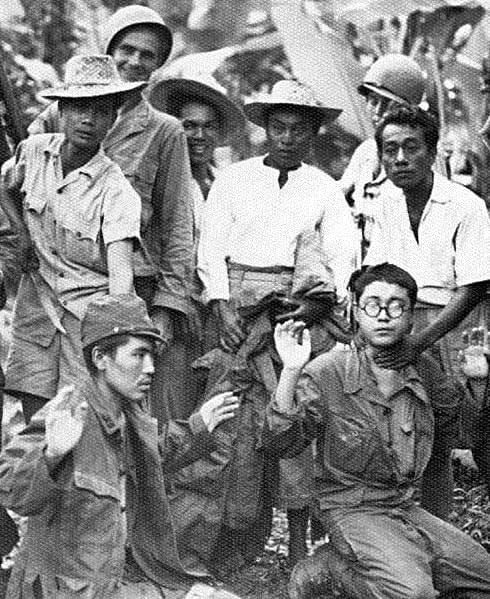 Philippine Socialist/Communist guerilla movement "Huks" or "Hukbalahap ...