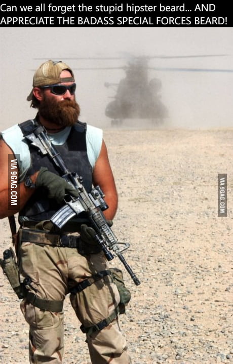 Yeah special forces, lets not forget the fact that he is the guy on the cover of the 2010's ...