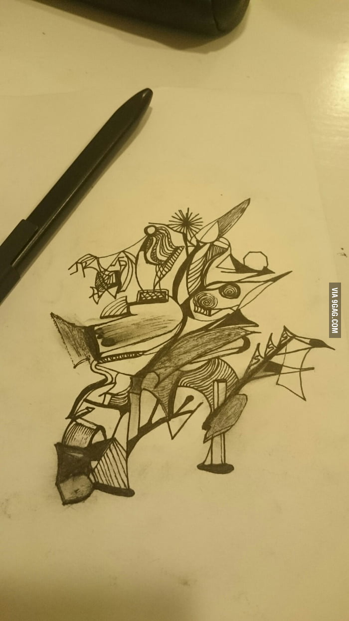 Am I the only one creating doodles like this? - 9GAG