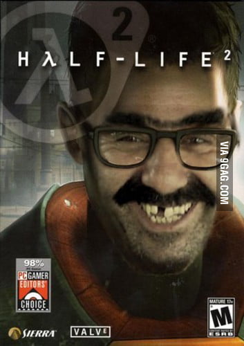 The original Half-Life 2 box art - 9GAG