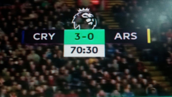 The scoreline says it all: Cry Arsenal - 9GAG