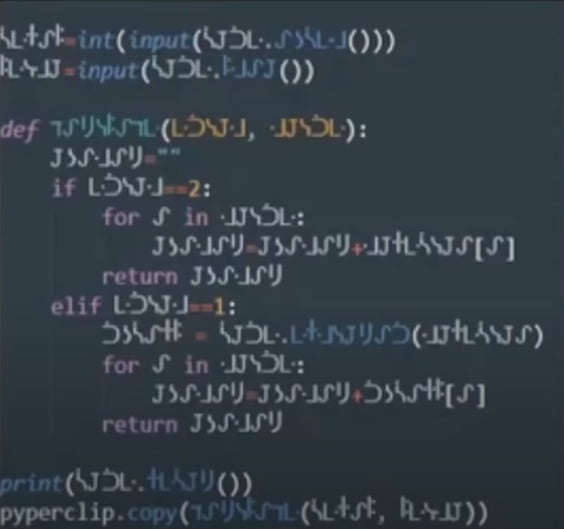 Ah yes programming in enchantment table language - 9GAG