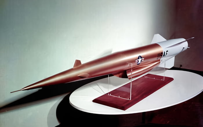 Model of "pluto", a 1960s US development of a cruise missile with a ...
