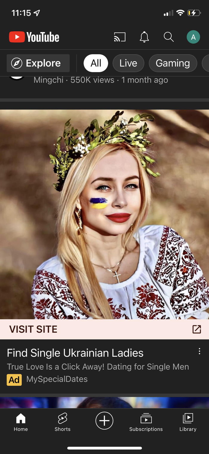 This dating site advertising Ukrainian women to date when their country ...