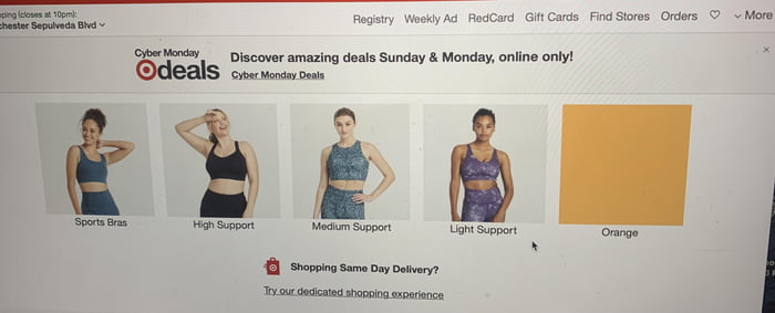 Targets bra section choices lol - 9GAG