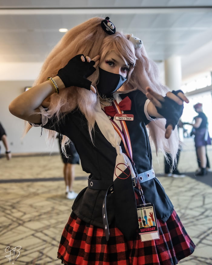 - Junko from Danganronpa at Fan Expo Boston 2021. - 9GAG
