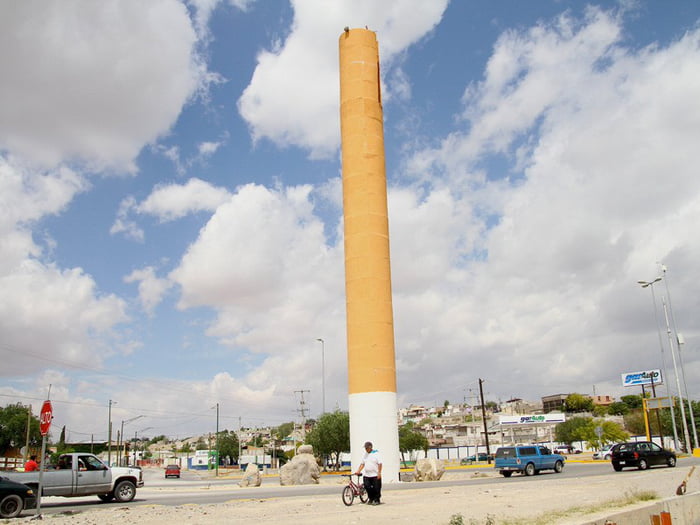 Monument to the cigarette - 9GAG