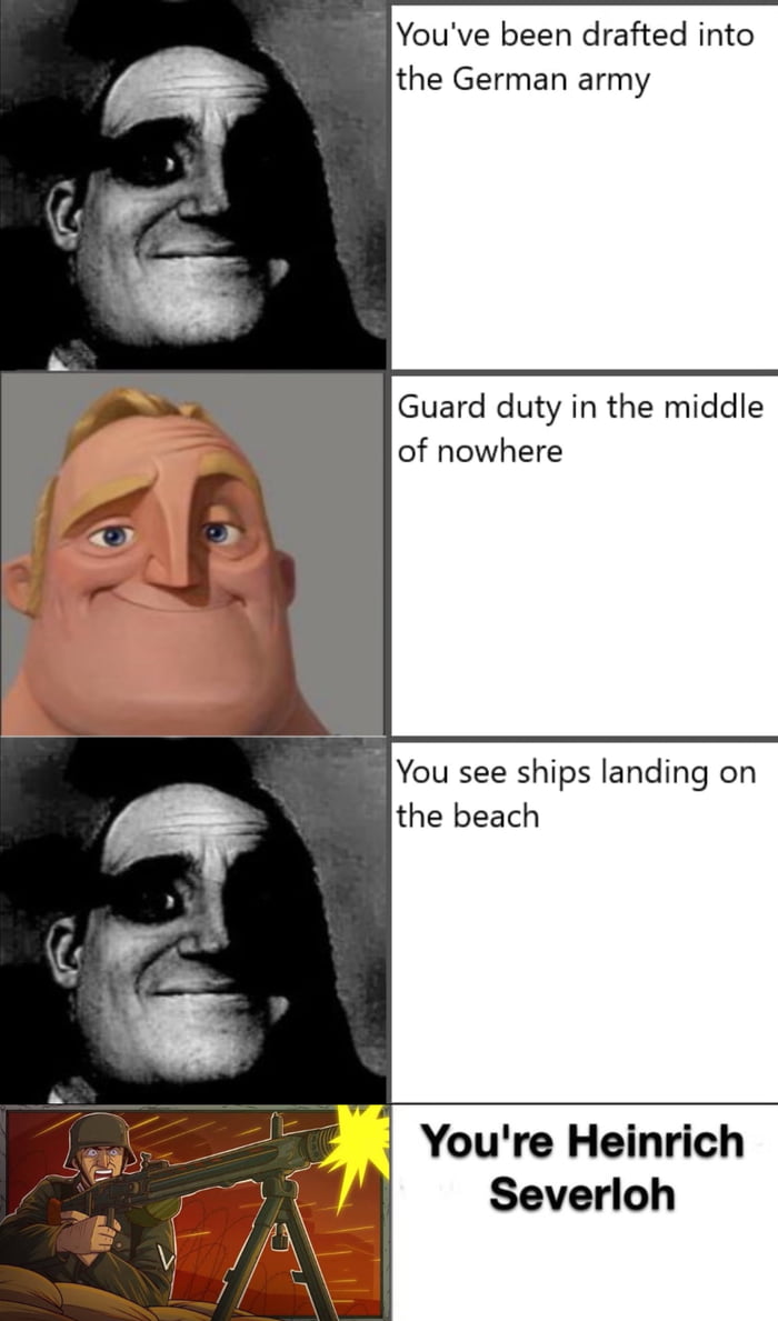 Completed a previous meme. (Happy MG-42 noises) - 9GAG