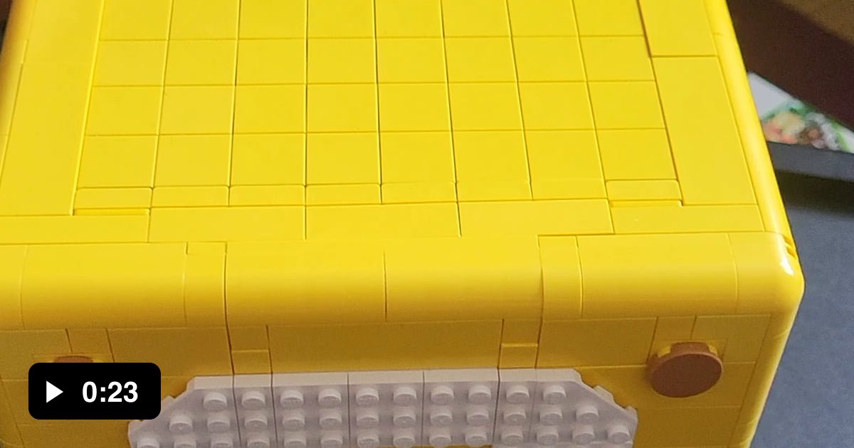 N64 Lego Question Block, finally finished it. Lots of cool Easter eggs ...