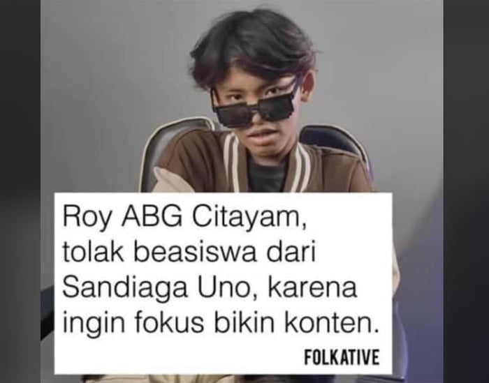 Kasih semangat dulu buat roy guyss !! - 9GAG