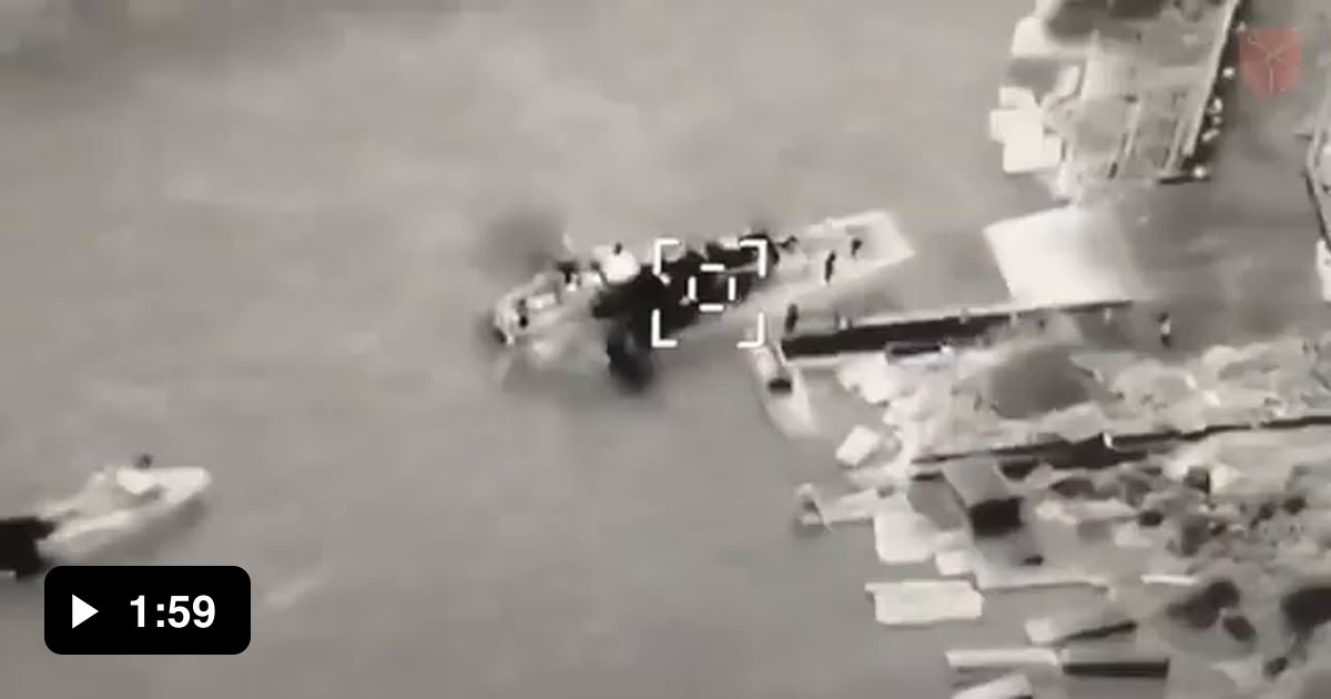 A Ukrainian Bayraktar TB-2 drone strike struck and destroyed what ...