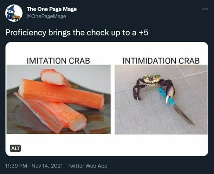 You could call it a crit crab - 9GAG