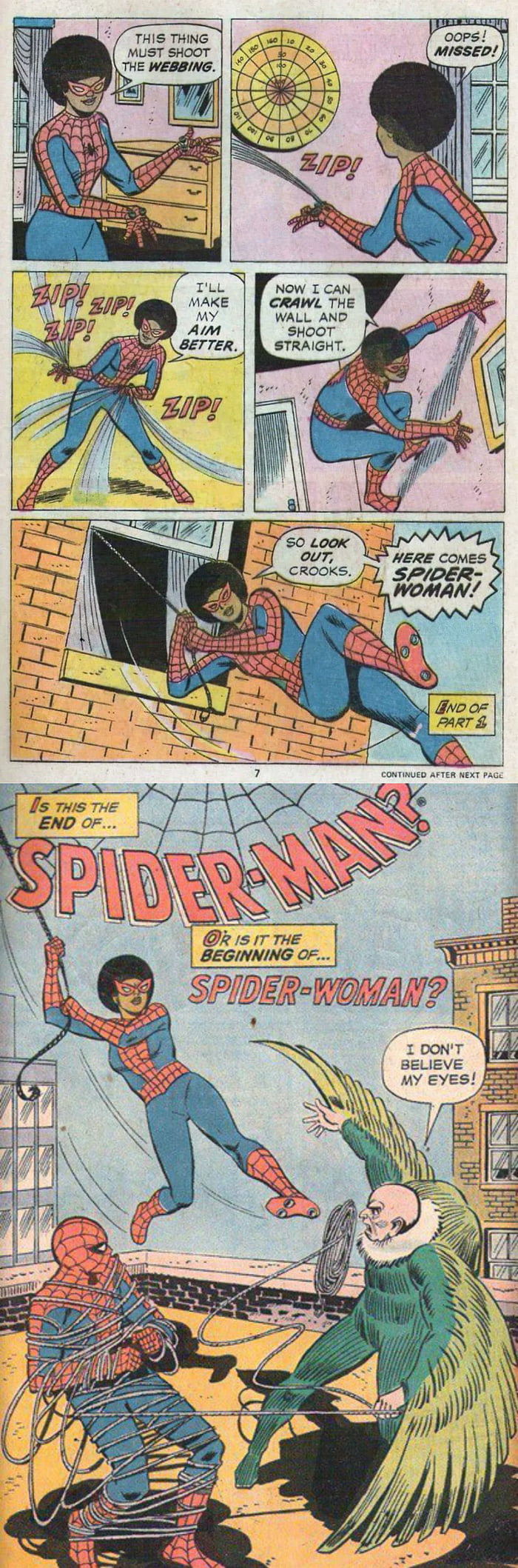 The original Spider-Woman, Valerie the Librarian (1975) - 9GAG