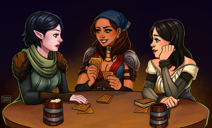 Isabela, Merrill, and Bethany fanart - 9GAG