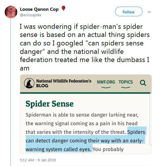 Spider sense - 9GAG