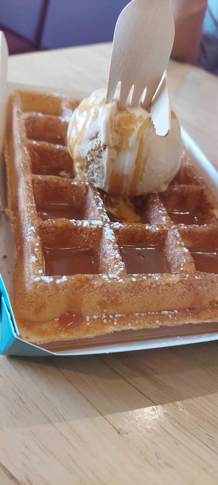 Caramel Waffles - 9GAG