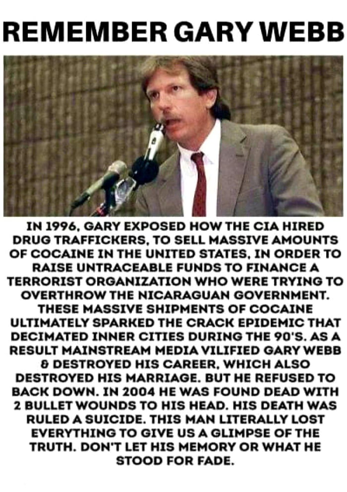 Remember Gary Webb - 9GAG