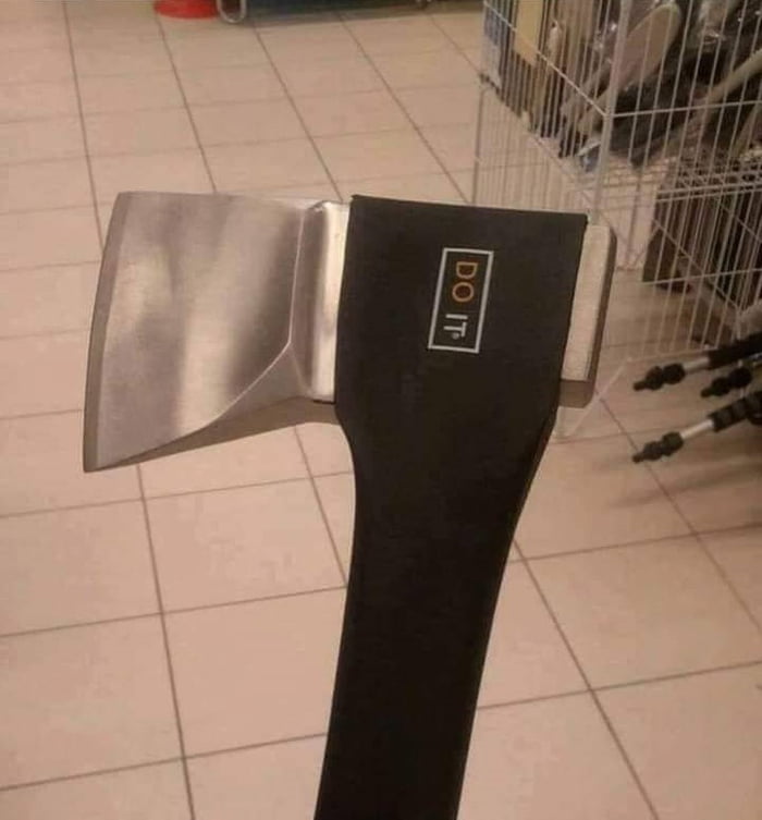 The axe you find at the Overlook Hotel giftshop - 9GAG