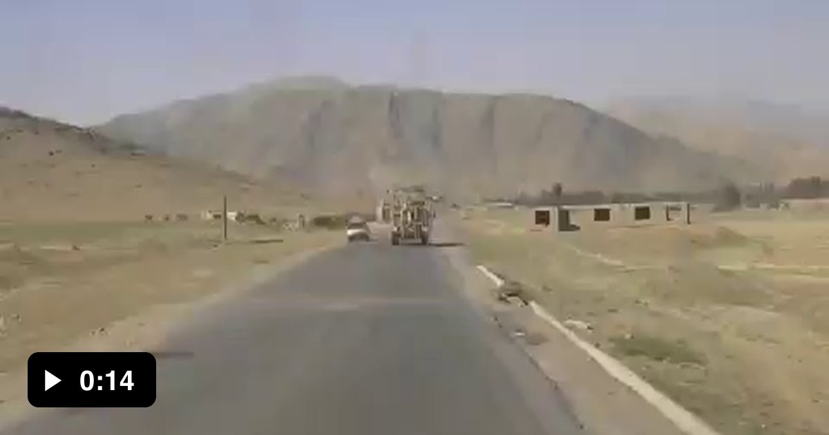 Roadside IED goes KABOOM - 9GAG