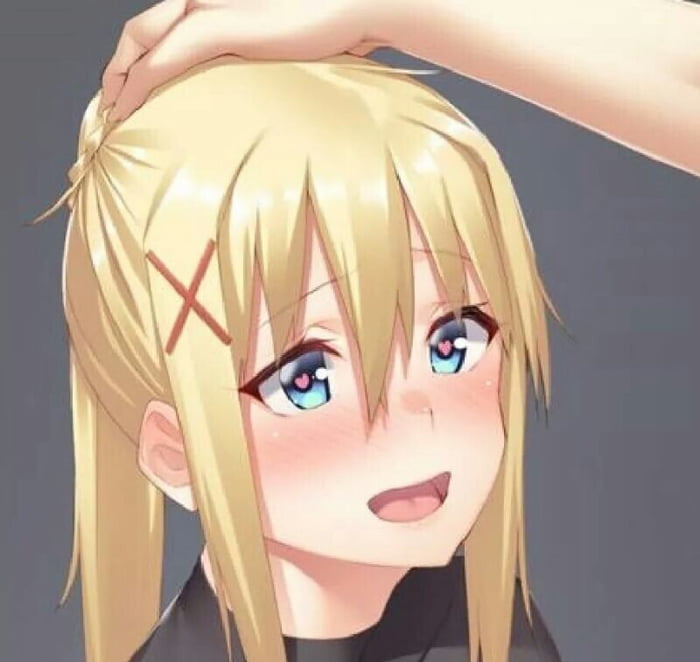 Headpat the darkness - 9GAG