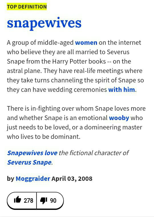 Snapewives