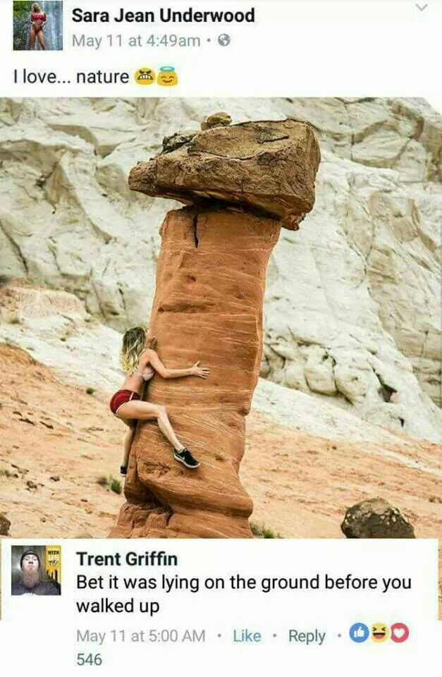 That rock is really hard! - 9GAG