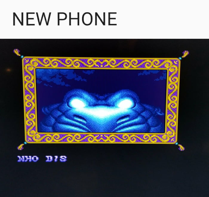 When you pause Aladin for the SNES at just the right moment: - 9GAG