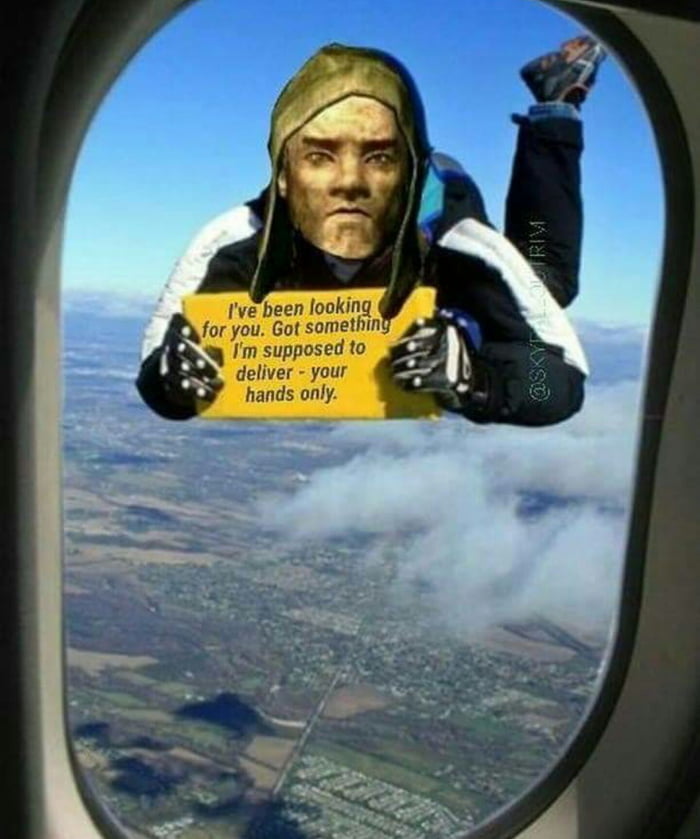 How does he find me always?! Even in the nowhere of Skyrim or under the ...