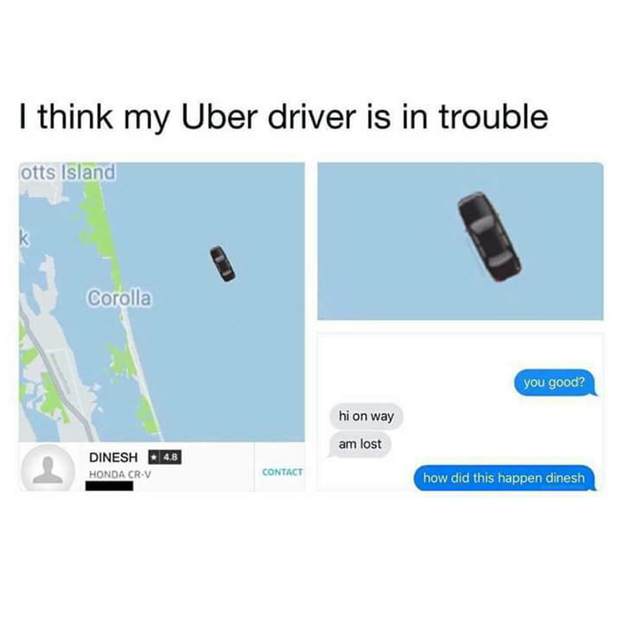 Uber water - 9GAG