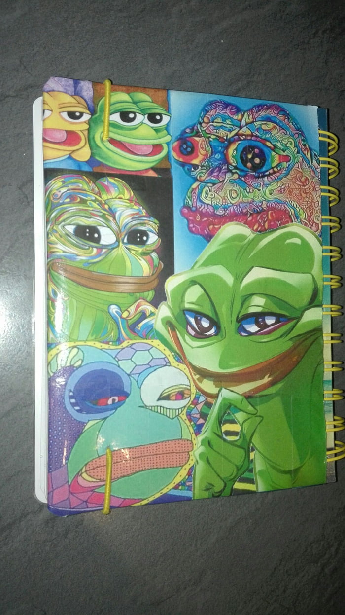 Behold the rare Notebook PEPE! It appears only once every schoolyear ...