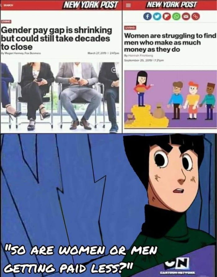 Is it pay gap or pay gape - 9GAG