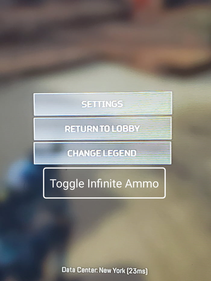 Idea to add "Infinite Ammo" button to firing range. No more going back ...