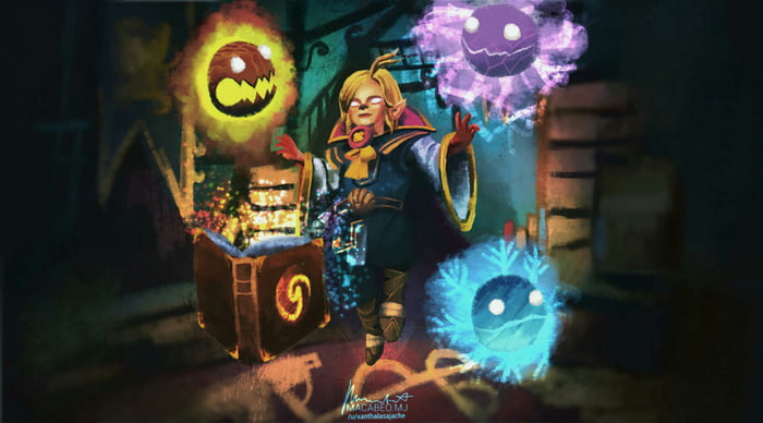 Kid Invoker persona fan art/commission - 9GAG