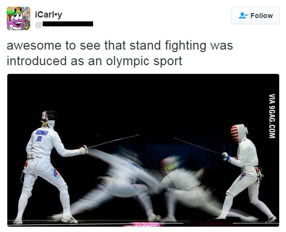 Stand fighting is Olympic sport now! - 9GAG
