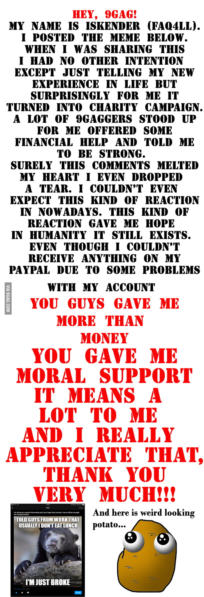 I'm such a sensitive guy. - 9GAG