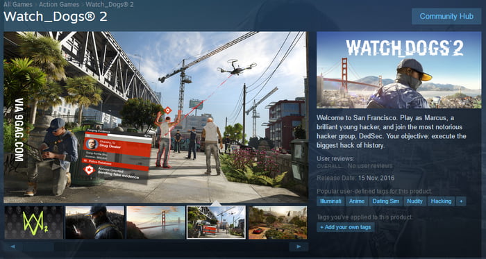 Apparently Watch Dogs 2 Is an Illuminati based dating sim, filled with ...