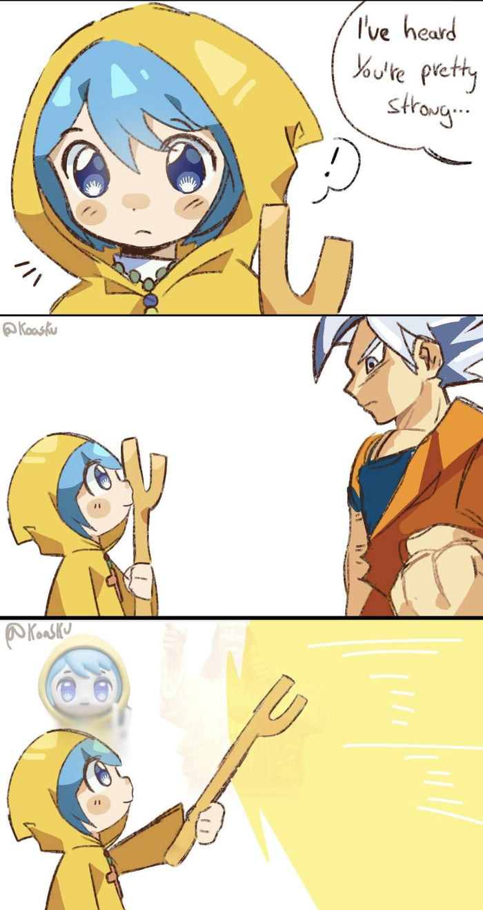 Goku challenges Luce - 9GAG