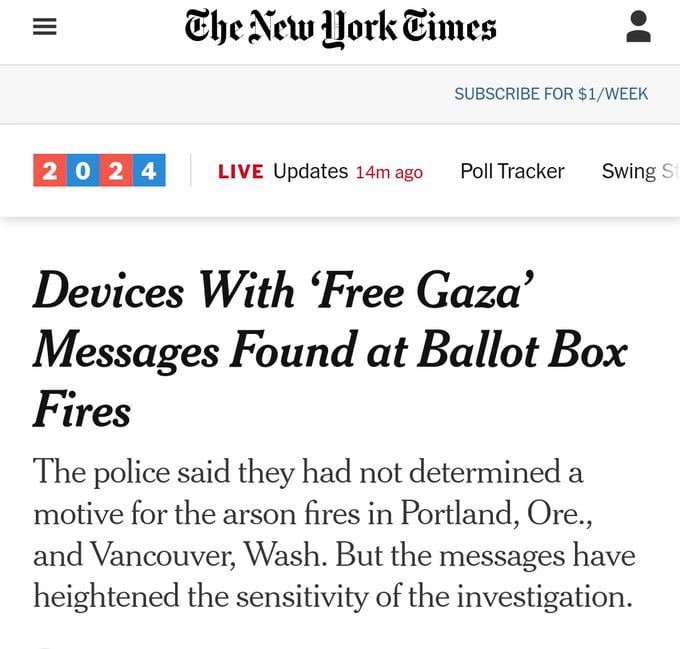 For all the people who claimed it was magas who burned the ballot boxes... - 9GAG