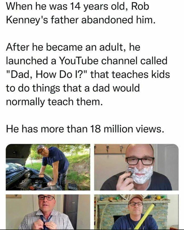 Turning a difficult past into a positive force for others by teaching essential life skills. - 9GAG