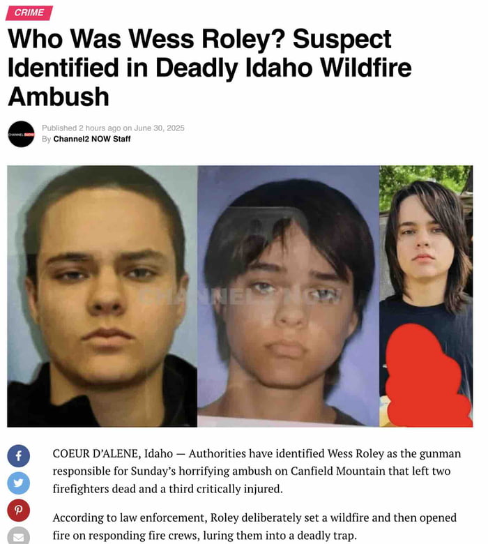 Gunman(?) named in Idaho shooting - 9GAG