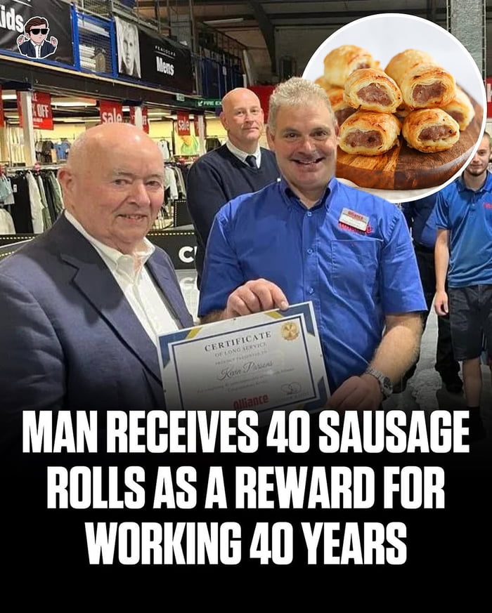 A fitting reward for decades of dedication. - 9GAG