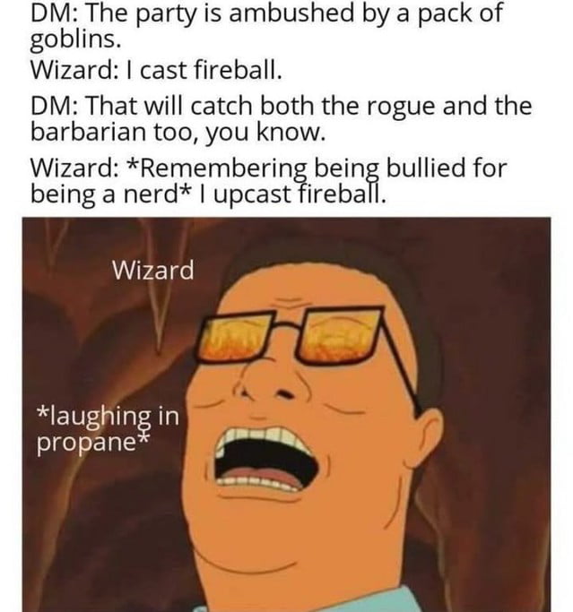 When the wizard remembers their backstory mid-combat - 9GAG