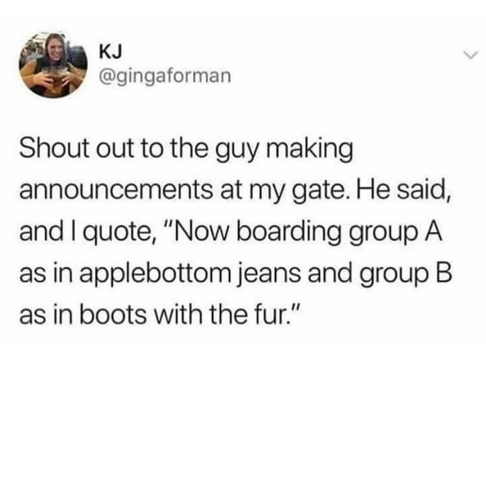 Airport gate agent with a sense of humor. - 9GAG