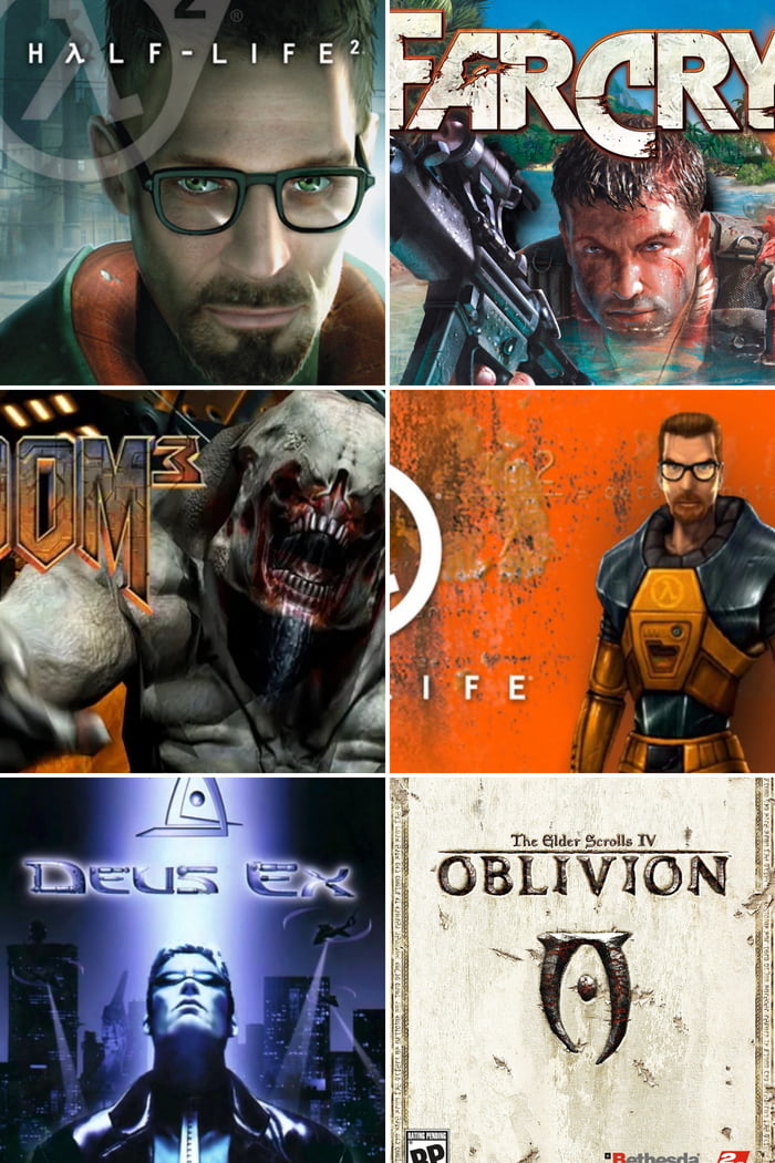 These games really shaped my view on fps genre. Especially HL 2, it was such a slap on the face ...