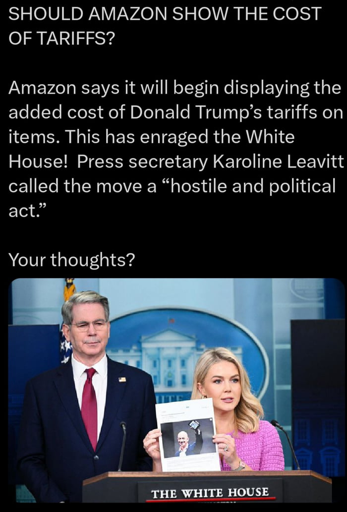 And in the end, American citizens will have to pay for Trump's tariffs. - 9GAG