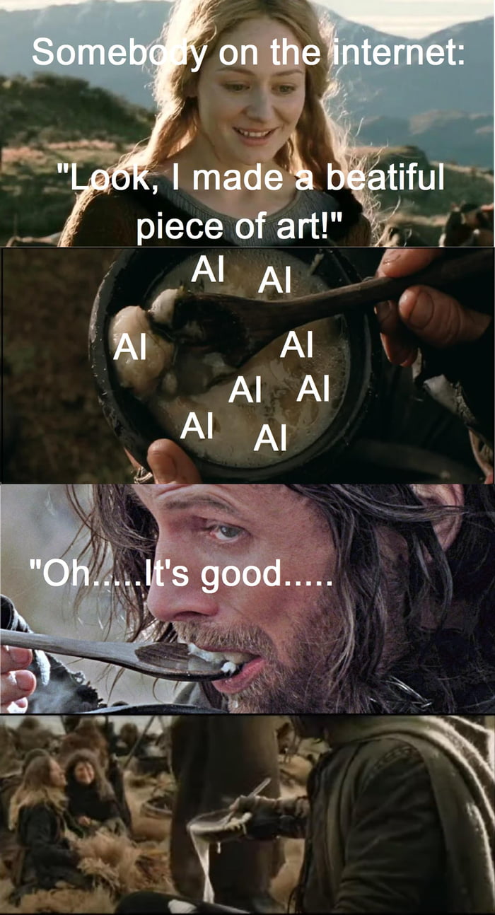 Eowyn's stew or AI slop? - 9GAG