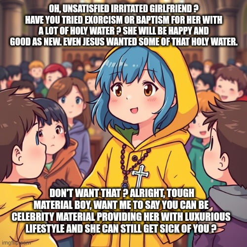 Don't just be like water, be like holy water - 9GAG